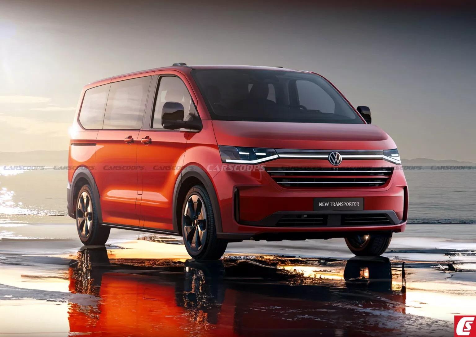 Nový Volkswagen Transporter T7 bude i na elektřinu a základ sdílí s ...