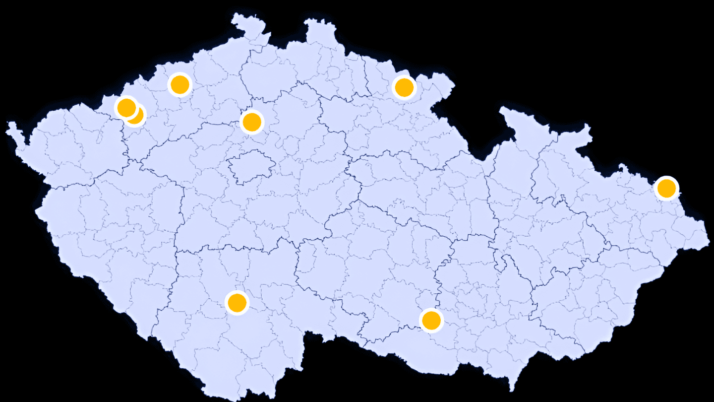 Modulární reaktory česko mapa
